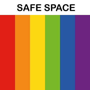 "Pride Allyship - LGBTQ Safe Space" Photographic Print for Sale by ...