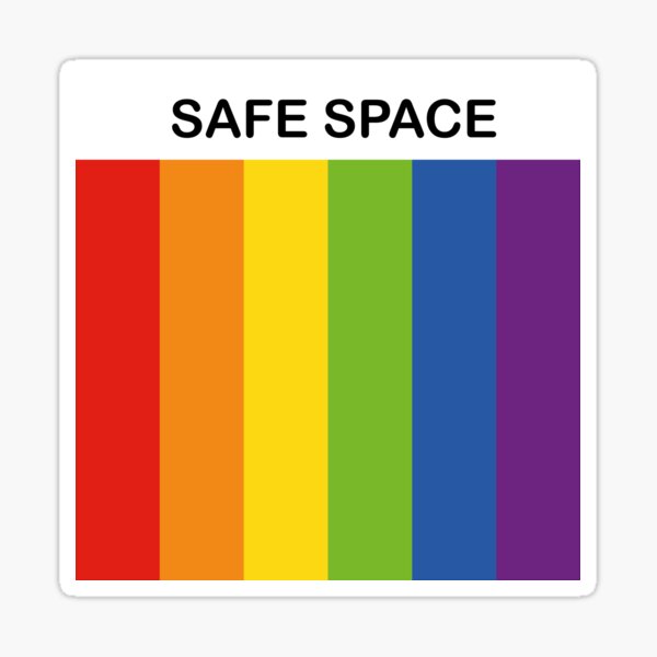 "Pride Allyship - LGBTQ Safe Space" Sticker for Sale by IdeasForArtists ...