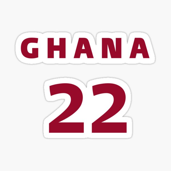 "GHANA 22" Sticker for Sale by ABDELHAK-OUARDI | Redbubble
