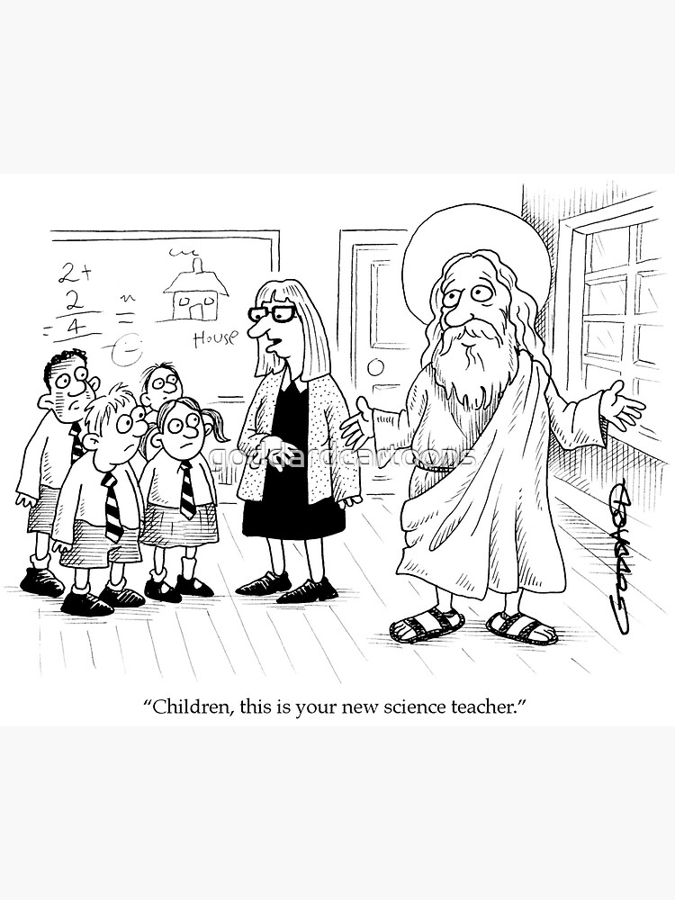 "New Science Teacher" Sticker for Sale by goddardcartoons | Redbubble