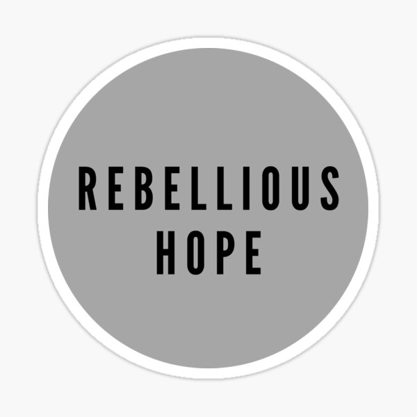 "Rebellious hope" Sticker for Sale by shohanamehzabin | Redbubble