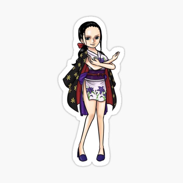 "Nico Robin One Piece" Sticker for Sale by EstaDouglas | Redbubble