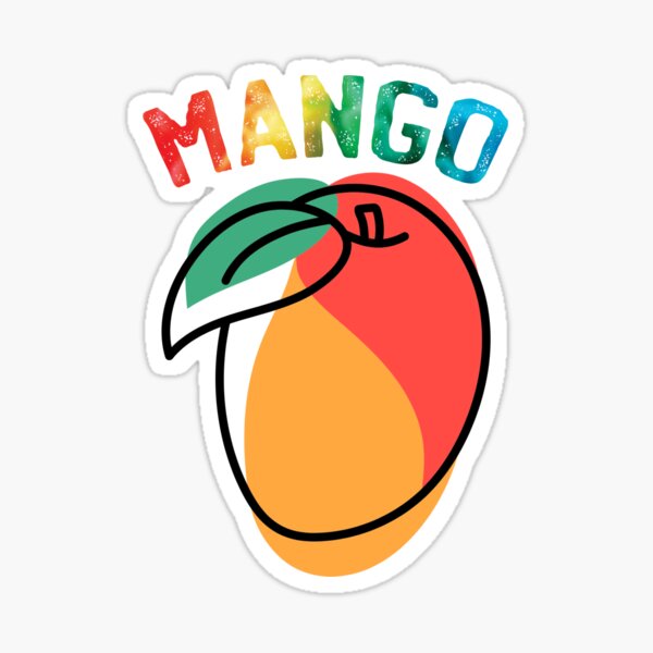"Mango Cool Summer Fruit" Sticker for Sale by sunilbelidon | Redbubble