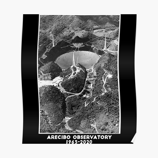 "Arecibo Observatory" Poster for Sale by shopS8A9HU | Redbubble