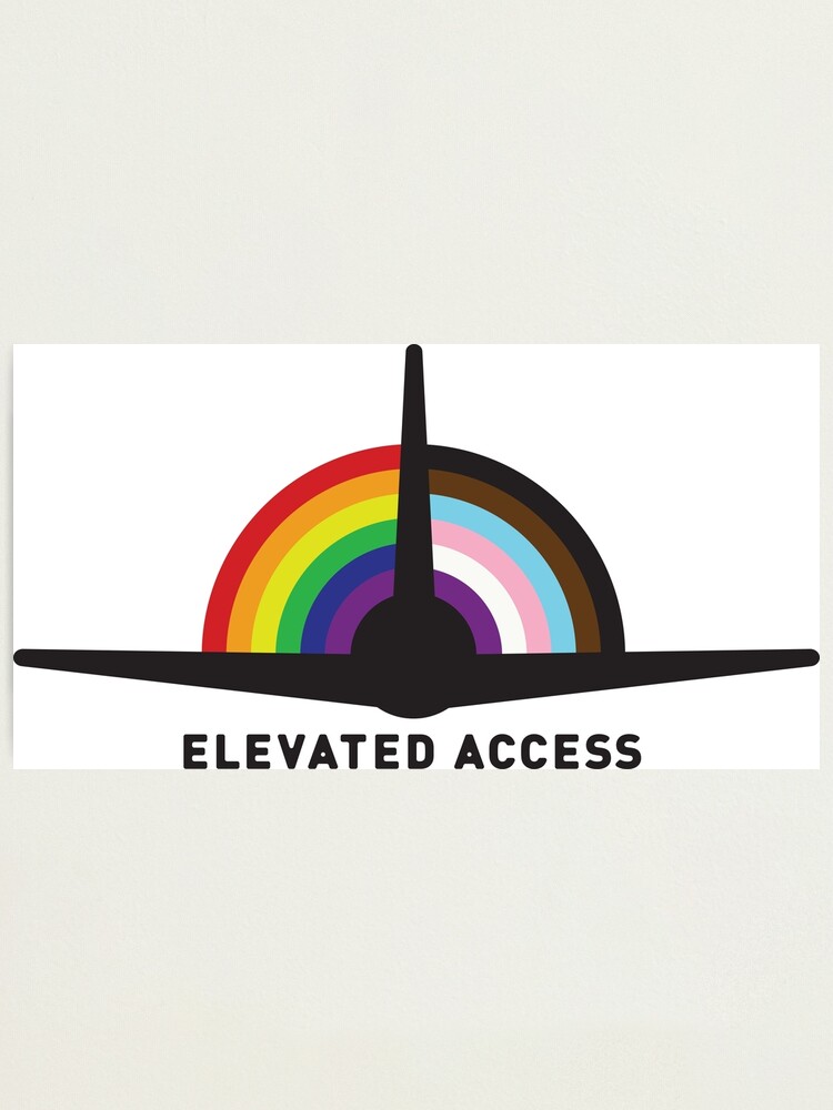 "Elevated Access with Text" Photographic Print for Sale by ...