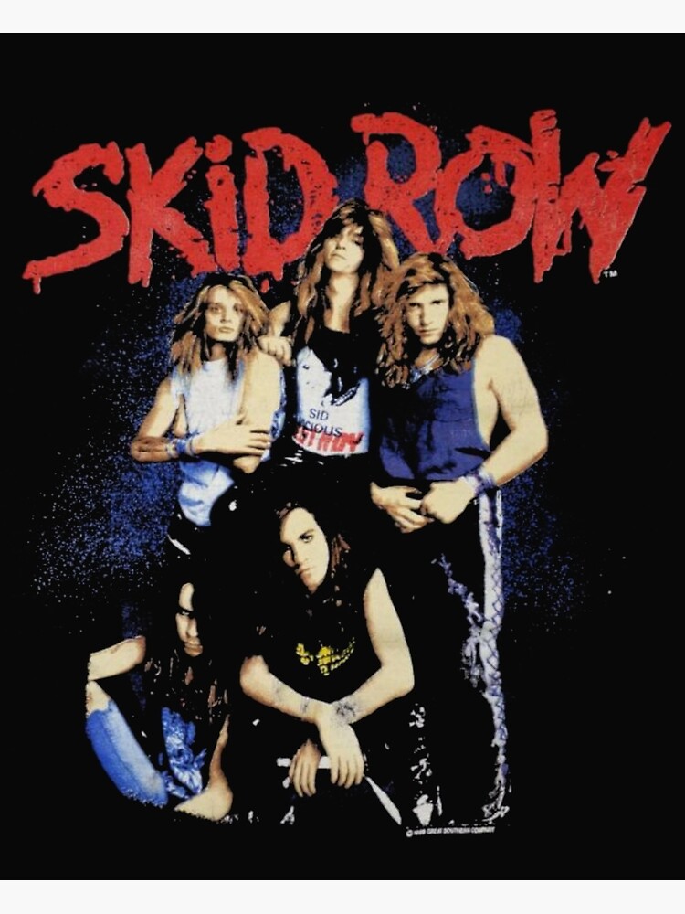 Lámina fotográfica «Skid Row simple, Skid Row divertido, Skid Row disco ...