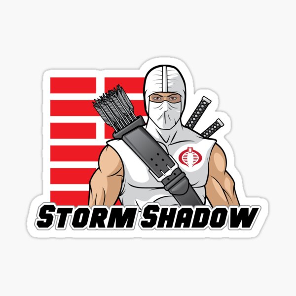 "Storm Shadow - Cobra's Greatest Ninja , G.I. Joe 80s Toys" Sticker for ...