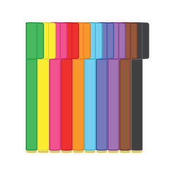 "Connector Pens" Sticker for Sale by Simon Greening | Redbubble