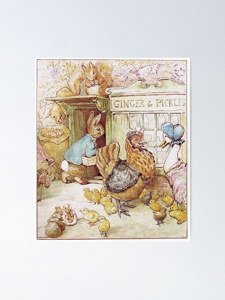 "The Tale of Ginger and Pickles (1909) - Beatrix Potter" Poster for ...