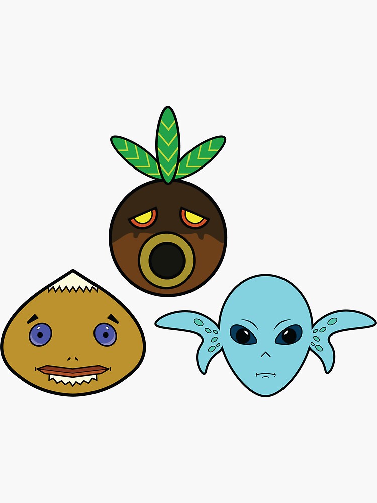 "Deku Goron Zora Heroes" Sticker for Sale by damians-doodles | Redbubble