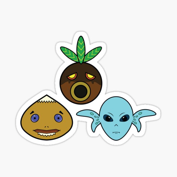 "Deku Goron Zora Heroes" Sticker for Sale by damians-doodles | Redbubble