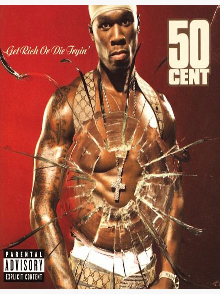 "50 cent album cover" Sticker for Sale by hcusackn03 | Redbubble