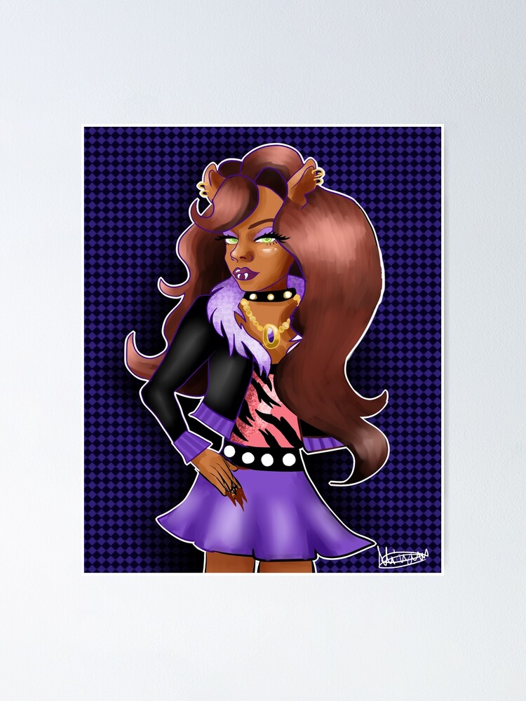 "Clawdeen Wolf Monster High" Poster by miriam-miranda | Redbubble
