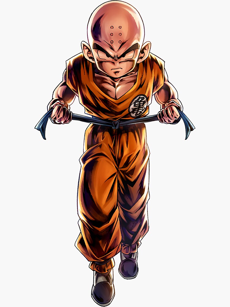 "Krillin" Sticker by Kai-Posts | Redbubble