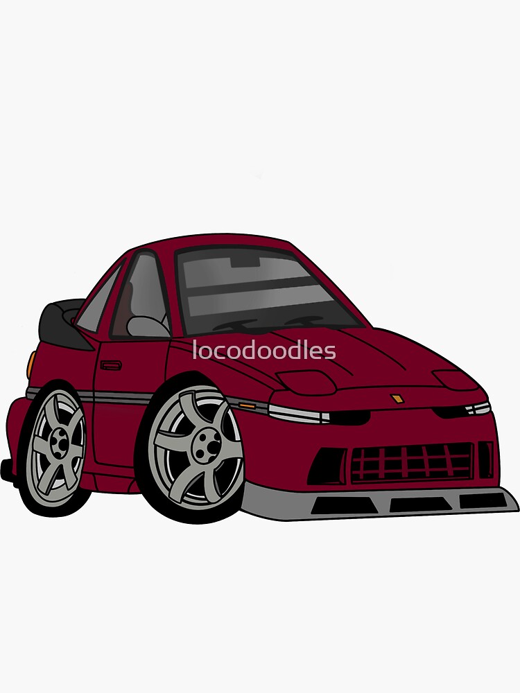"Toyota Mk3 Supra " Sticker for Sale by locodoodles | Redbubble