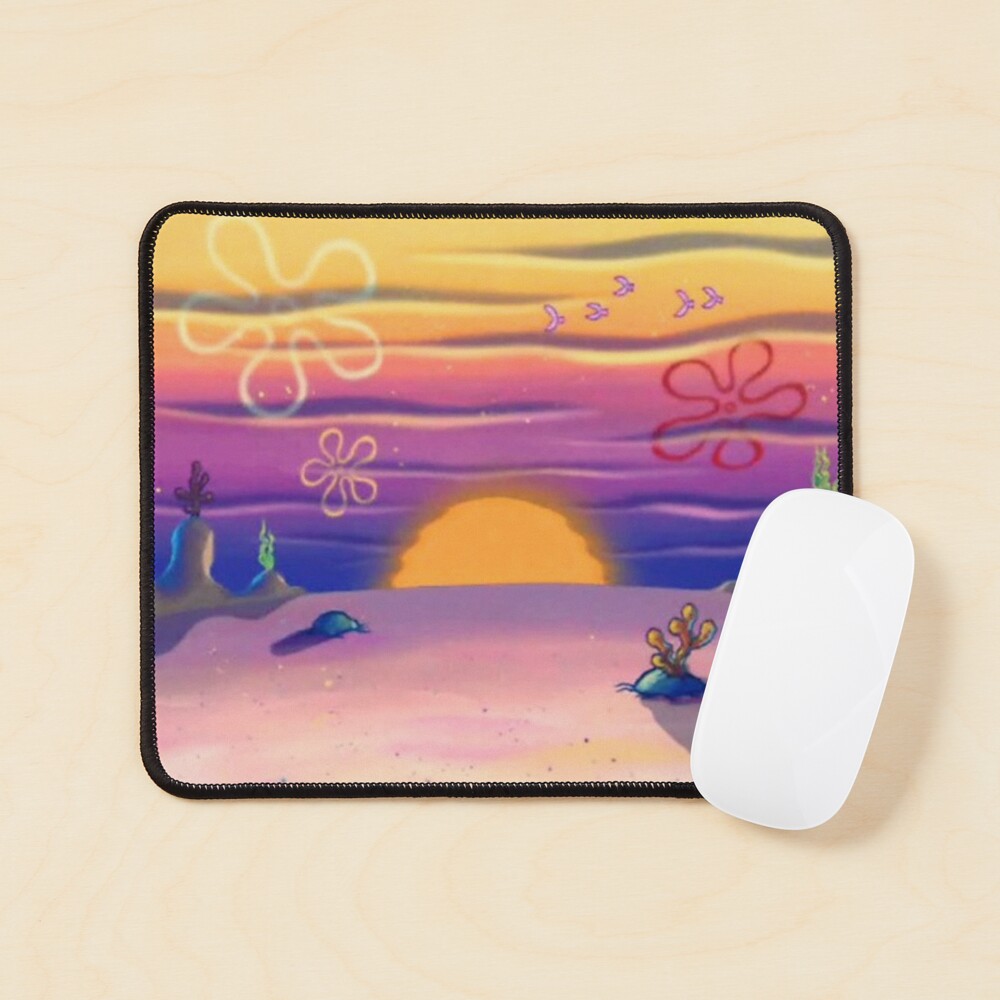 "Spongebob Sunset Background" Art Board Print for Sale by sabahnaveed ...