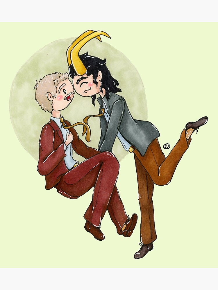 "Lokius OTP Cute Cartoon" Poster for Sale by ChubbyWorm | Redbubble