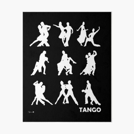 "Tango Dancer Icons for Tango Lovers." Art Board Print for Sale by ...