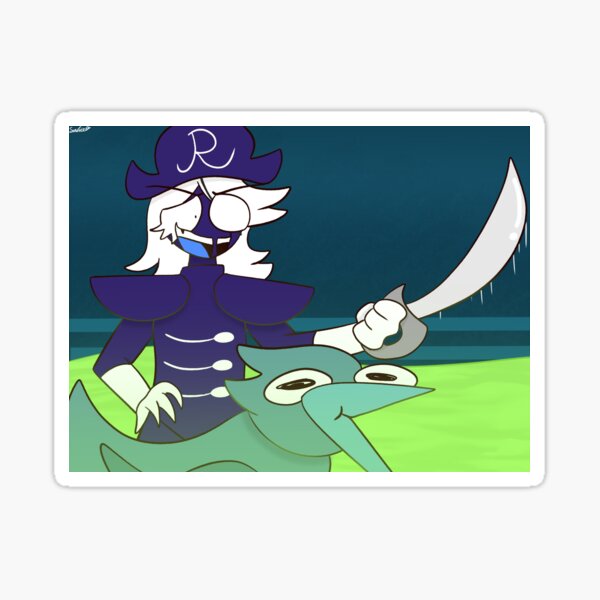 "PIRATE ROUXLS KAARD" Sticker for Sale by TinyTweetKeet | Redbubble