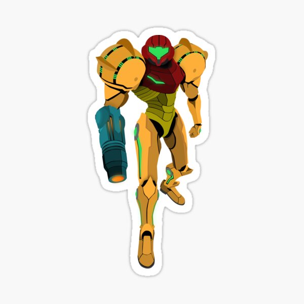 "Samus Aran - Metroid Vector" Sticker for Sale by firedragon04 | Redbubble