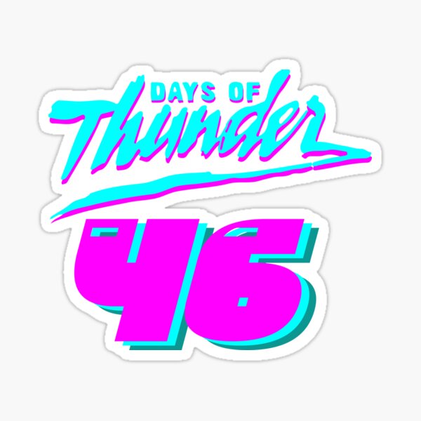 "Days Of Thunder" Sticker by Tahoo | Redbubble