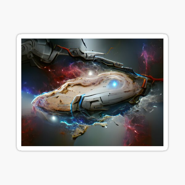 "Andromeda Under Construction" Sticker by BizarreTherapy | Redbubble