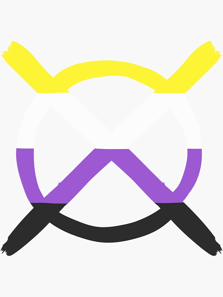 "Marble Hornets Nonbinary Operator Symbol" Sticker for Sale by havensea ...