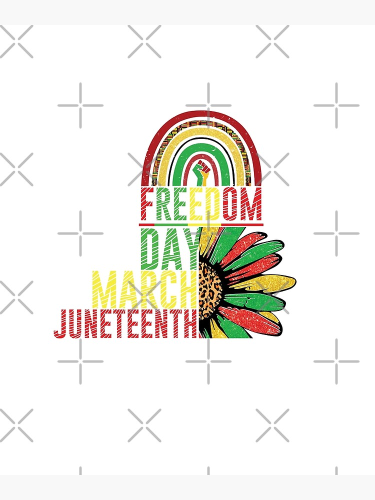 "JuneTeenth Freedom Day March 1865" Poster for Sale by Krakenaka ...