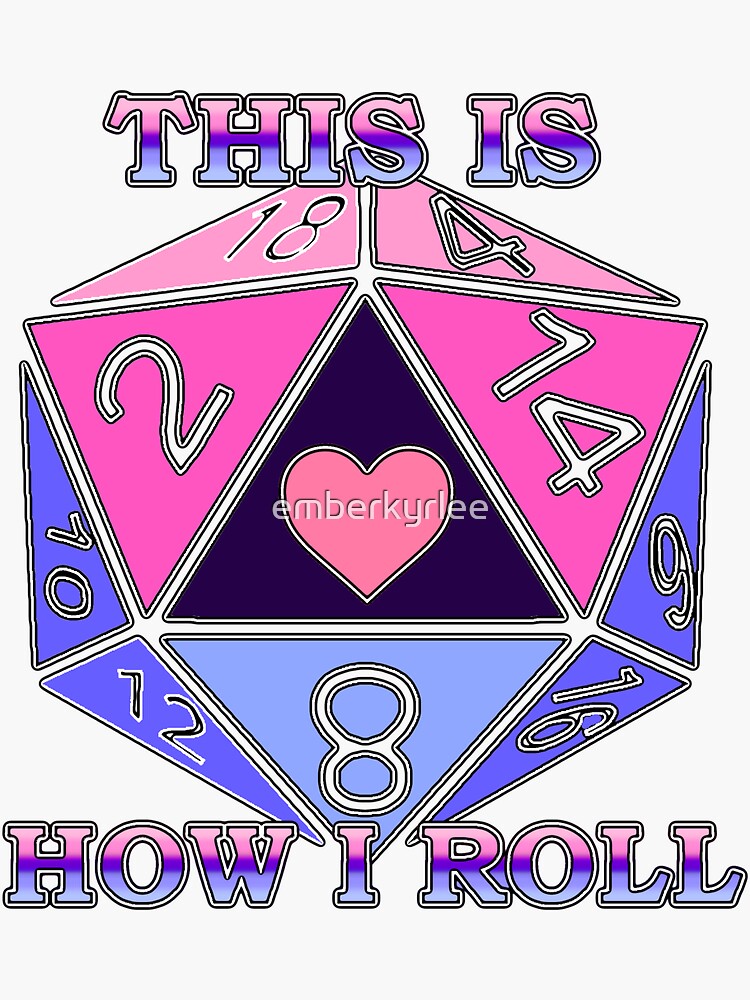 "How I Roll - Omni" Sticker for Sale by emberkyrlee | Redbubble