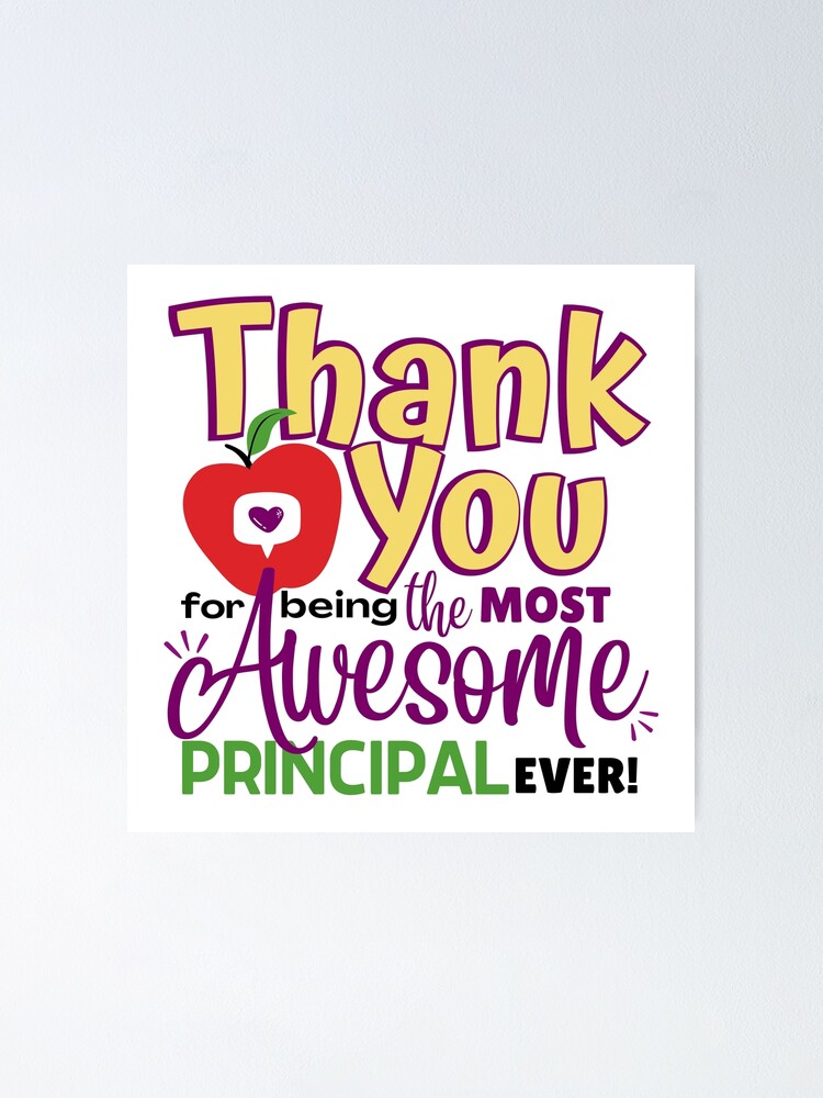 "Thank You for being the most Awesome Principal Mug, Principal ...