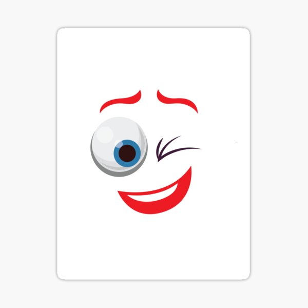 "Smile Face " Sticker for Sale by creativesAsh | Redbubble
