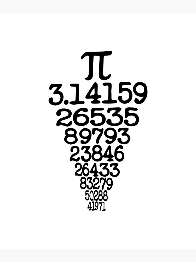 "Pi eye exam" Poster by CreativeStrike | Redbubble