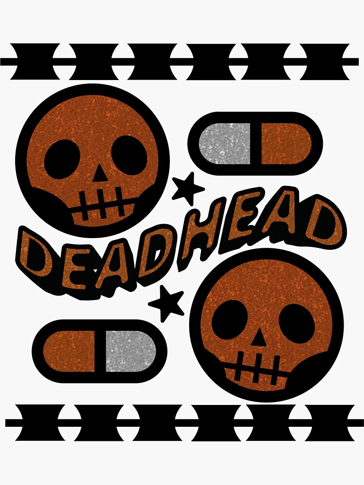 "deadhead worn version" Sticker for Sale by RTCSart | Redbubble