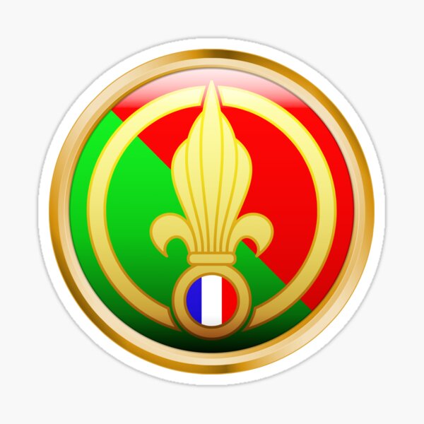 "French Foreign Legion" Sticker by sirglennbo | Redbubble