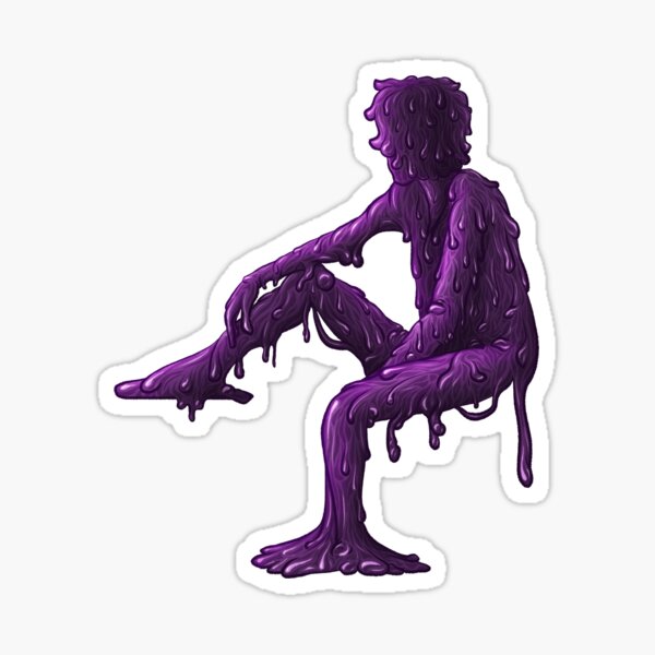 "Goop Monster Boy - Purple Ooze" Sticker for Sale by oamandapanda ...