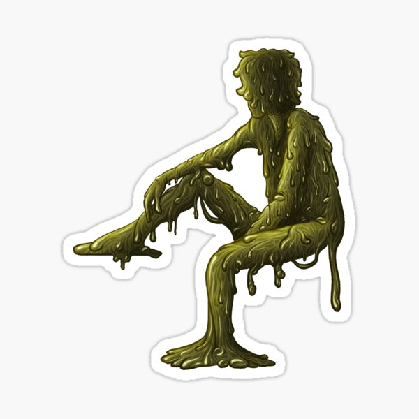 "Goop Monster Boy - Snot Yellow" Sticker for Sale by oamandapanda ...