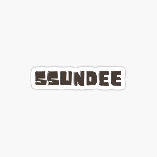 "Ssundee" Sticker by CarToOn-NE98 | Redbubble
