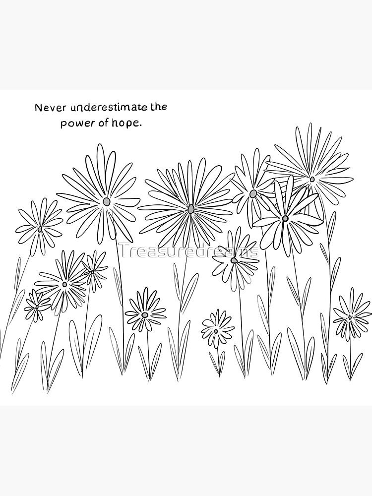 "Power of hope doodle" Poster by Treasuredreams | Redbubble