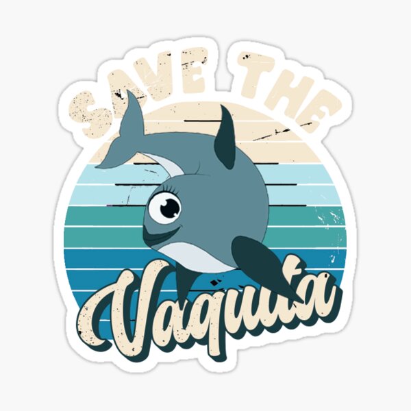 "Save the Vaquita" Sticker for Sale by Timo-TOPG | Redbubble