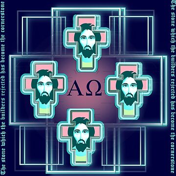 "Jesus, The Chief Cornerstone" Poster for Sale by Cristina Victoria ...