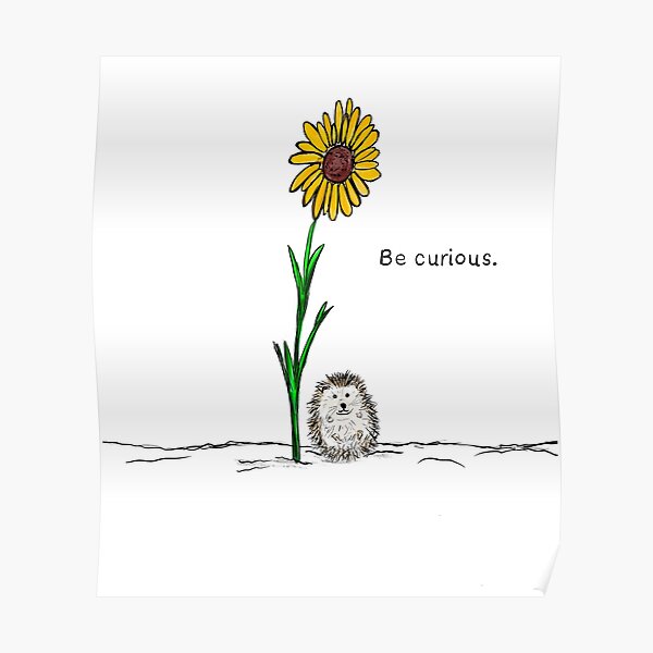 "Curious doodle" Poster for Sale by Treasuredreams | Redbubble