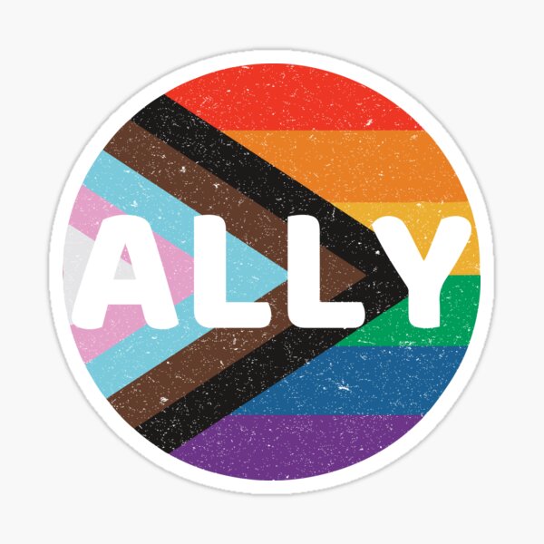 "Ally" Sticker for Sale by SkyAfterDusk | Redbubble