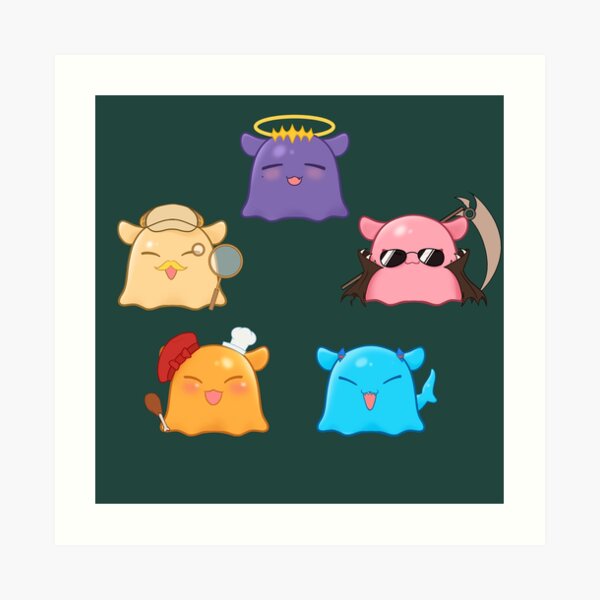 "Takomyth- hololive myth tako form sticker pack" Art Print for Sale by ...