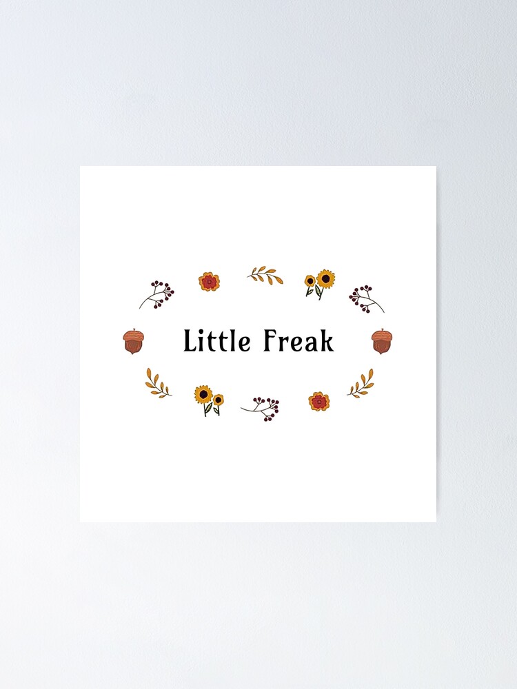 "little freak aesthetic " Poster for Sale by haIfwayhome | Redbubble