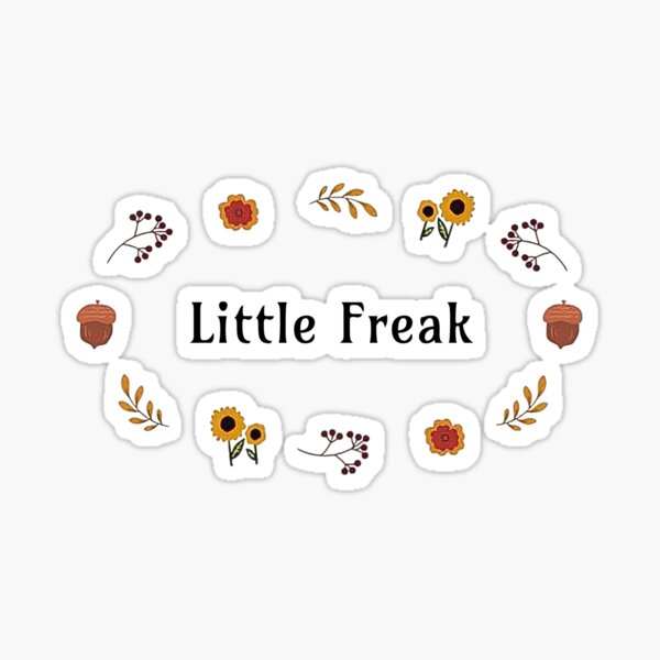 "little freak aesthetic " Sticker for Sale by haIfwayhome | Redbubble