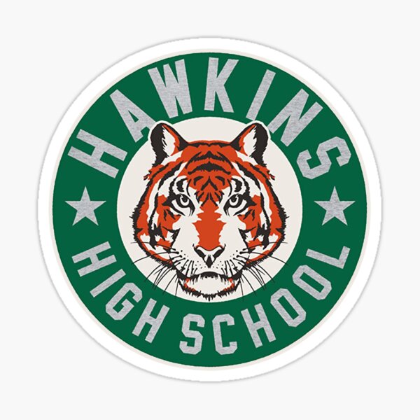 "HAWKINS HIGH SCHOOL-STRANGER" Sticker by edsofacenna | Redbubble