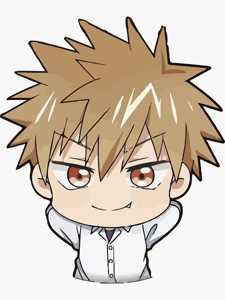 Pegatina «Chibi Shu Inuzuka Shikimori no es solo una monada» de ...