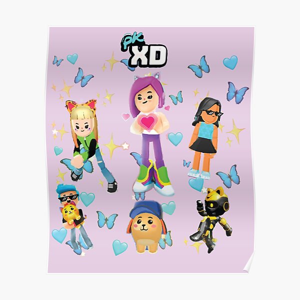 "Pk xd game for Girls, kids, mobile games " Poster for Sale by ...