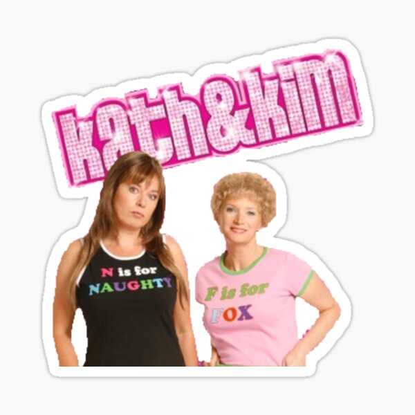 "Kath And Kim Sticker" Sticker for Sale by krnnvrstacy | Redbubble
