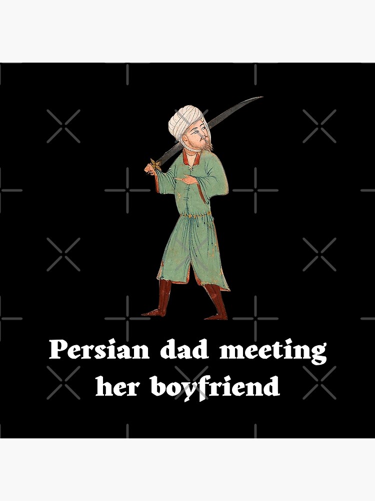 "Persian dad meeting her boyfriend - Persian (iranian) art" Poster for ...